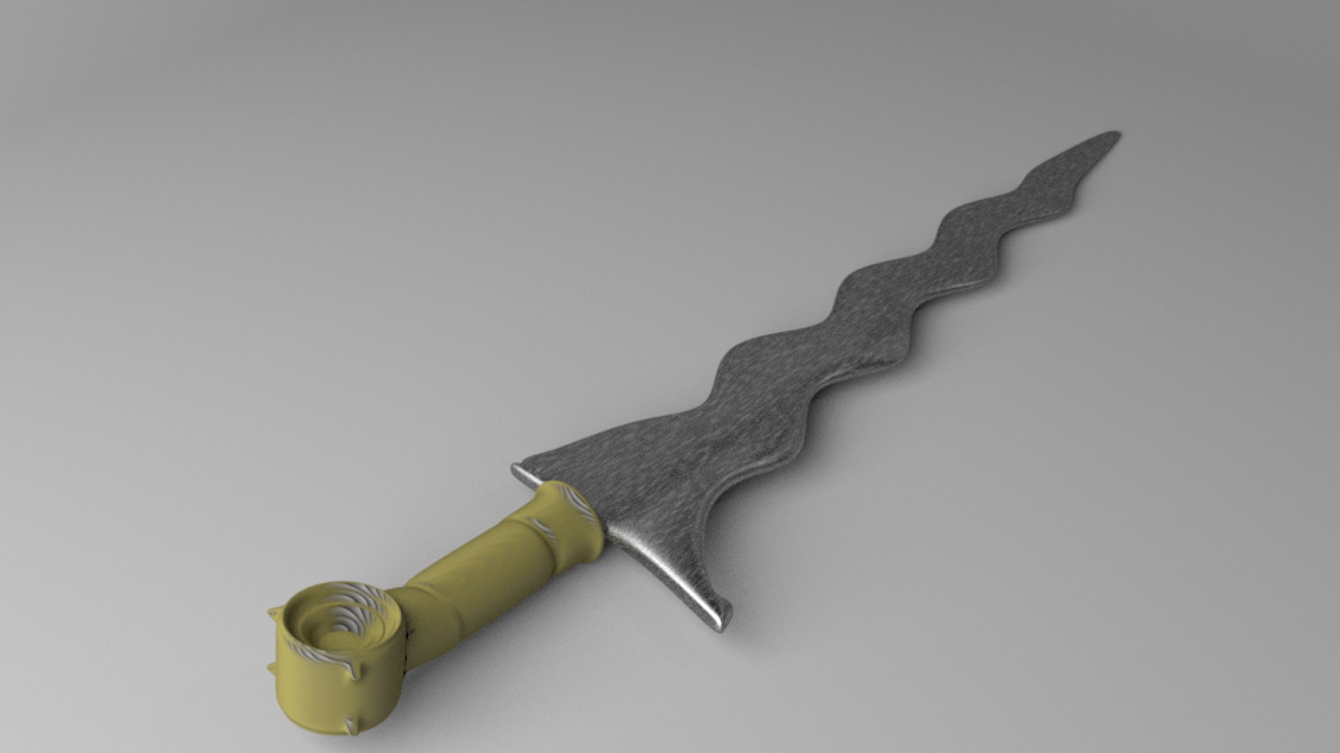 3D Kris Dagger 4 - TurboSquid 1582212