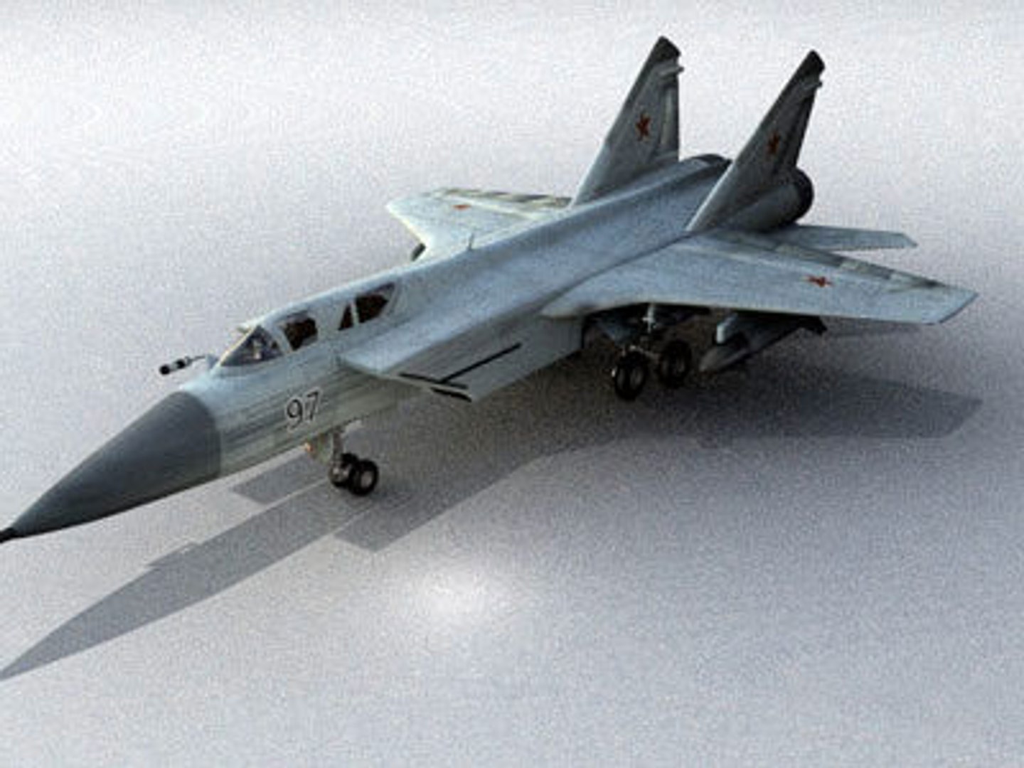 Mig 31 Mig-31 3d Model