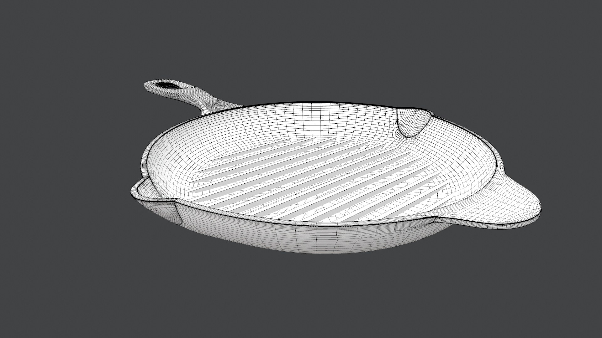 3D Cookware Frying Pan model - TurboSquid 2057510