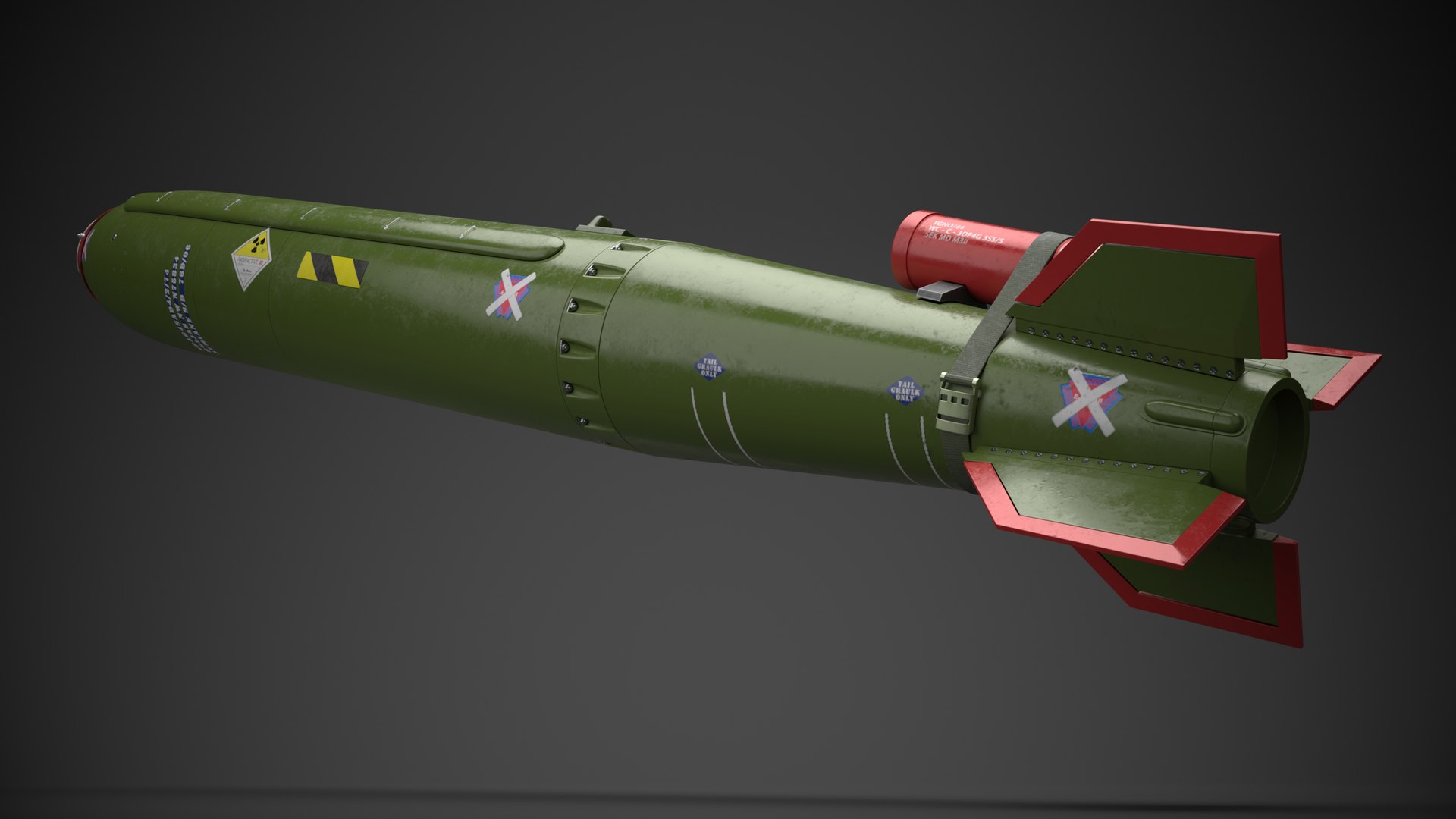 3D Nuclear Bombs Collection 4 model - TurboSquid 2142730
