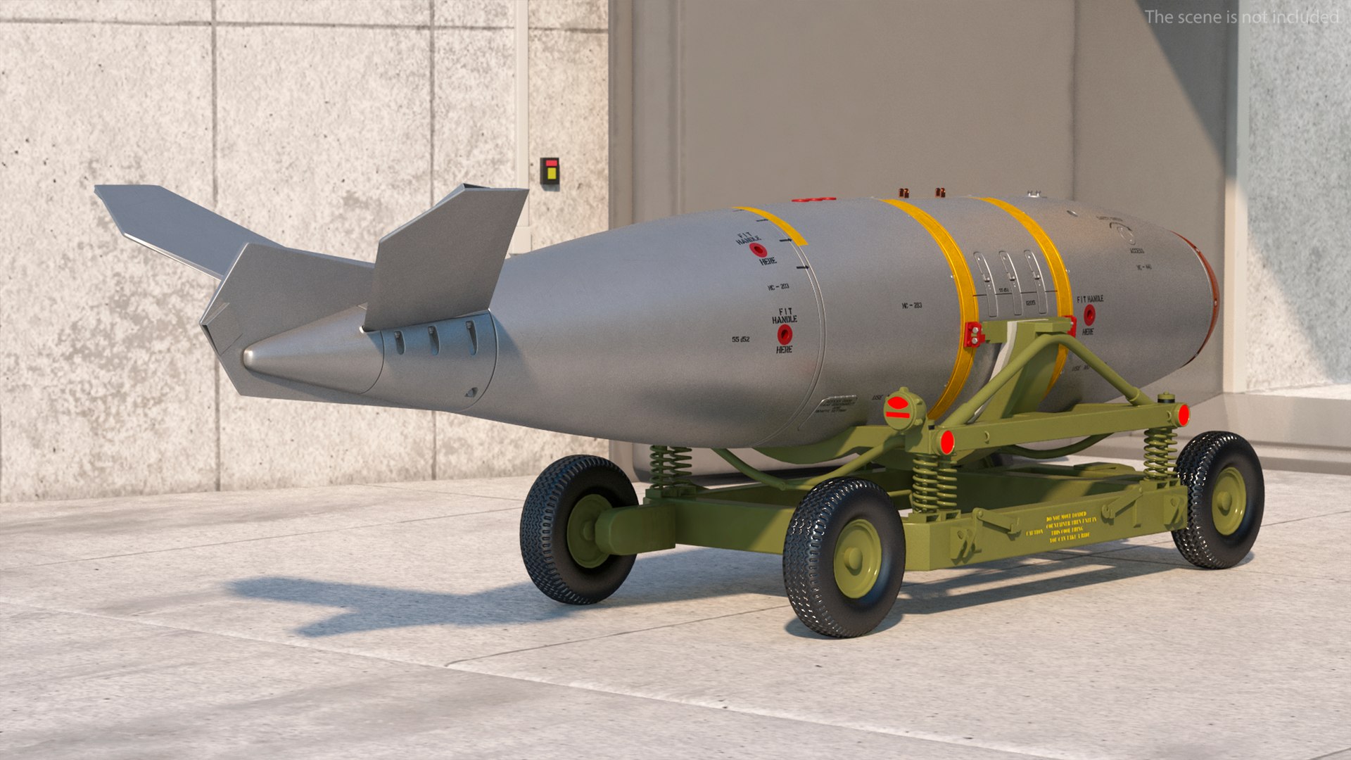 3D Nuclear Bombs Collection 4 model - TurboSquid 2142730
