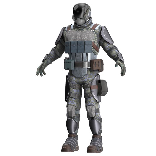 Futuristic Soldier 3D Models for Download | TurboSquid