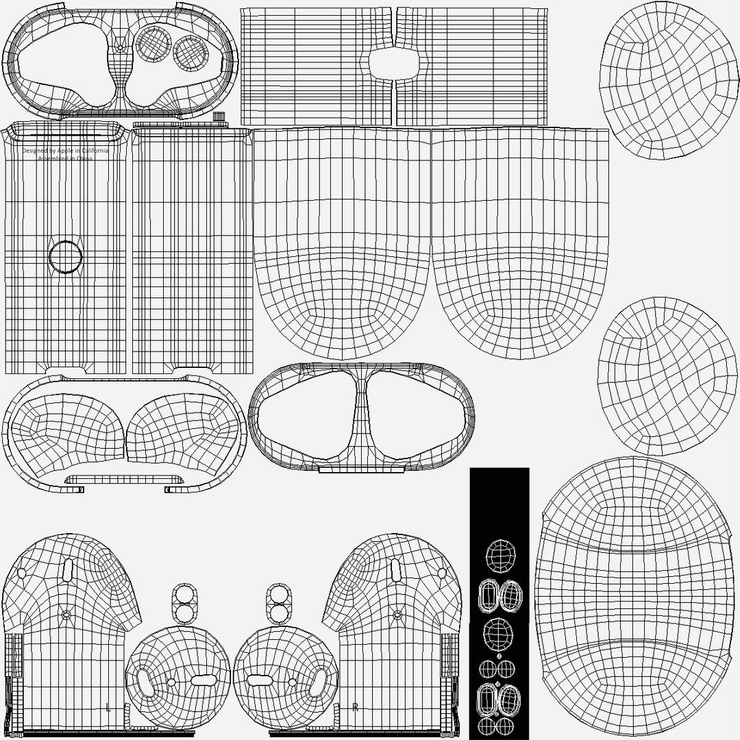 3D apple earpods - TurboSquid 1182096