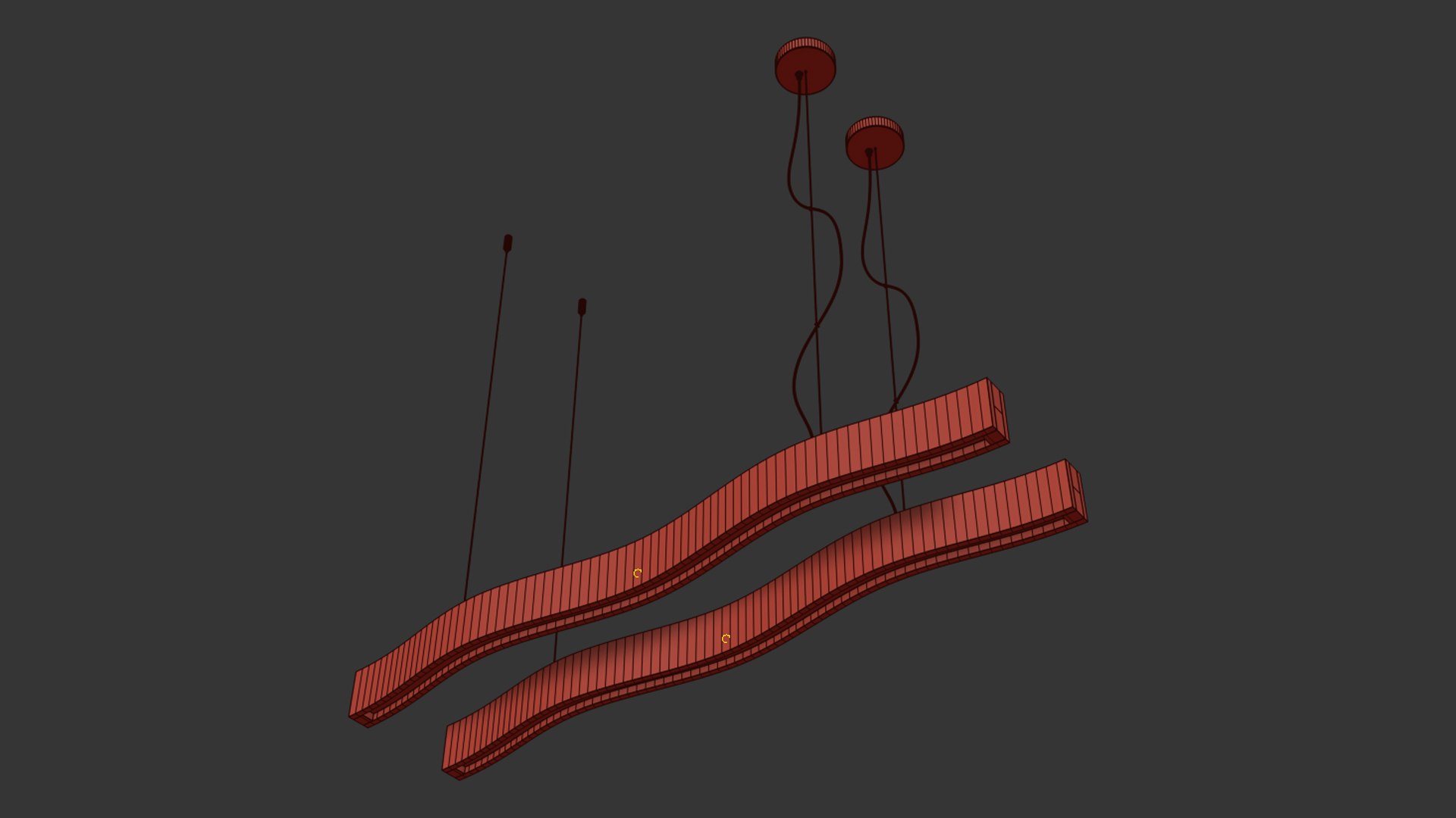 Flex Passion 4 Wood Pendant Lamp 3D model - TurboSquid 2150858