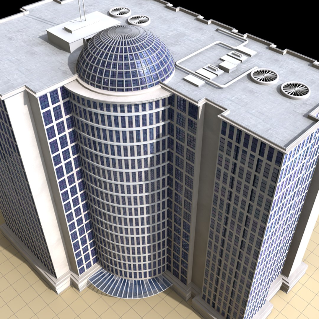 Cinema4d Building Hotel Apartment