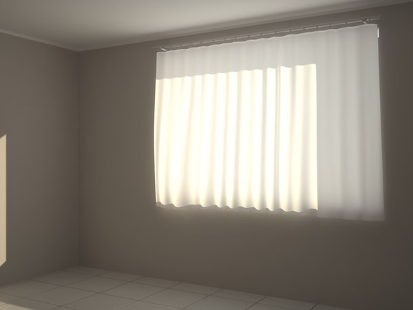 Window Curtain 3D Models for Download | TurboSquid