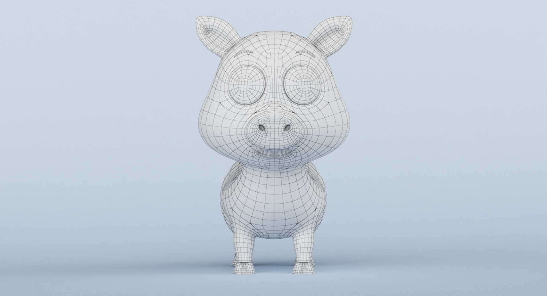 3D Model Cartoon Pig Animation - TurboSquid 1190347