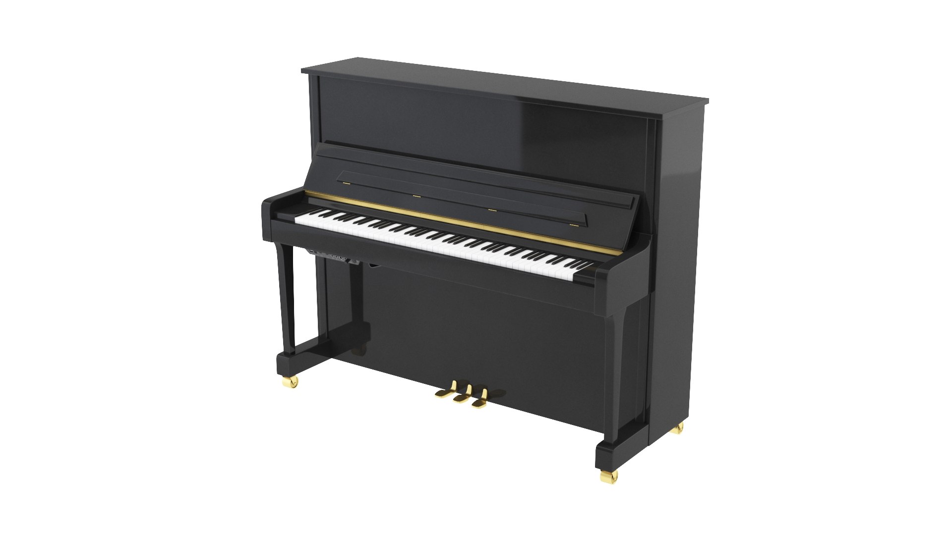 Piano Music Instrument 3D Model - TurboSquid 1643307