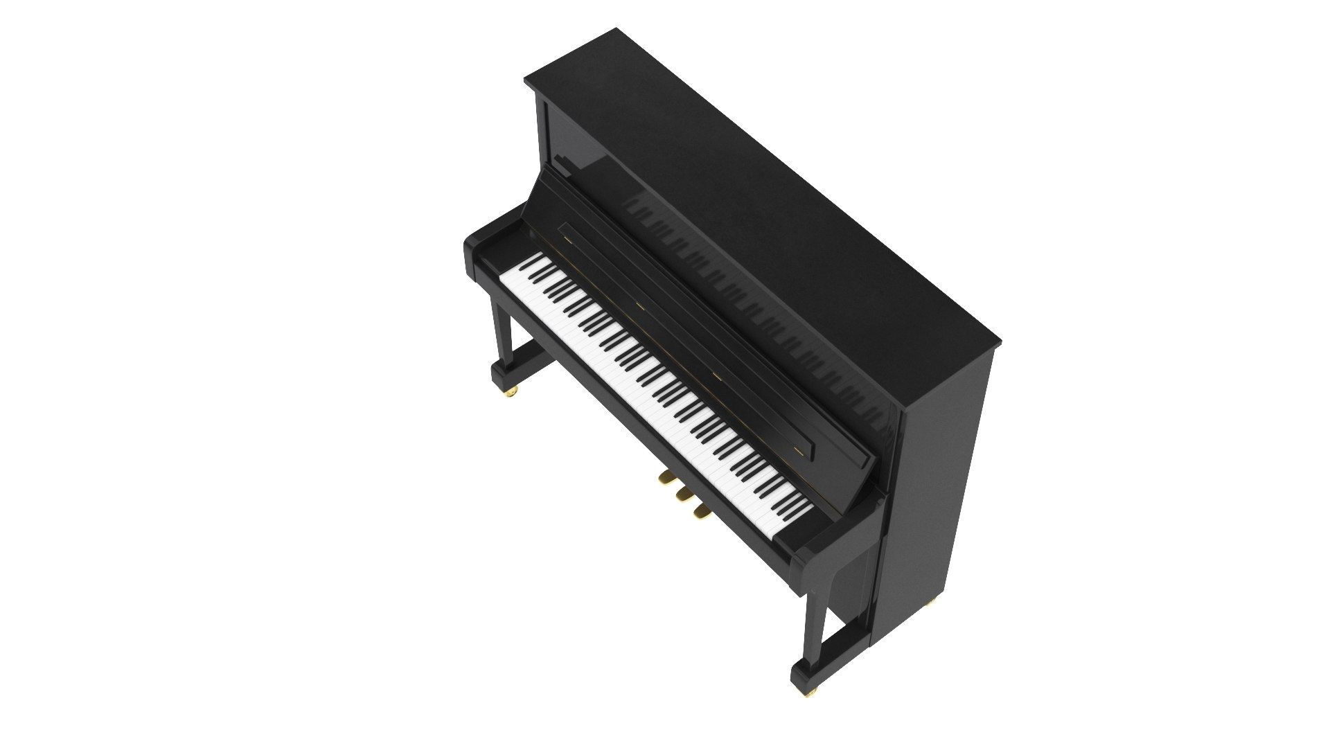 Piano Music Instrument 3D Model - TurboSquid 1643307
