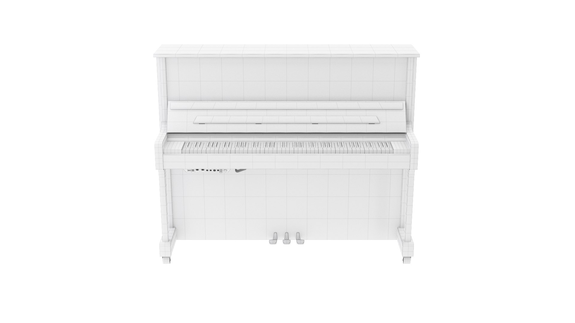 Piano Music Instrument 3D Model - TurboSquid 1643307