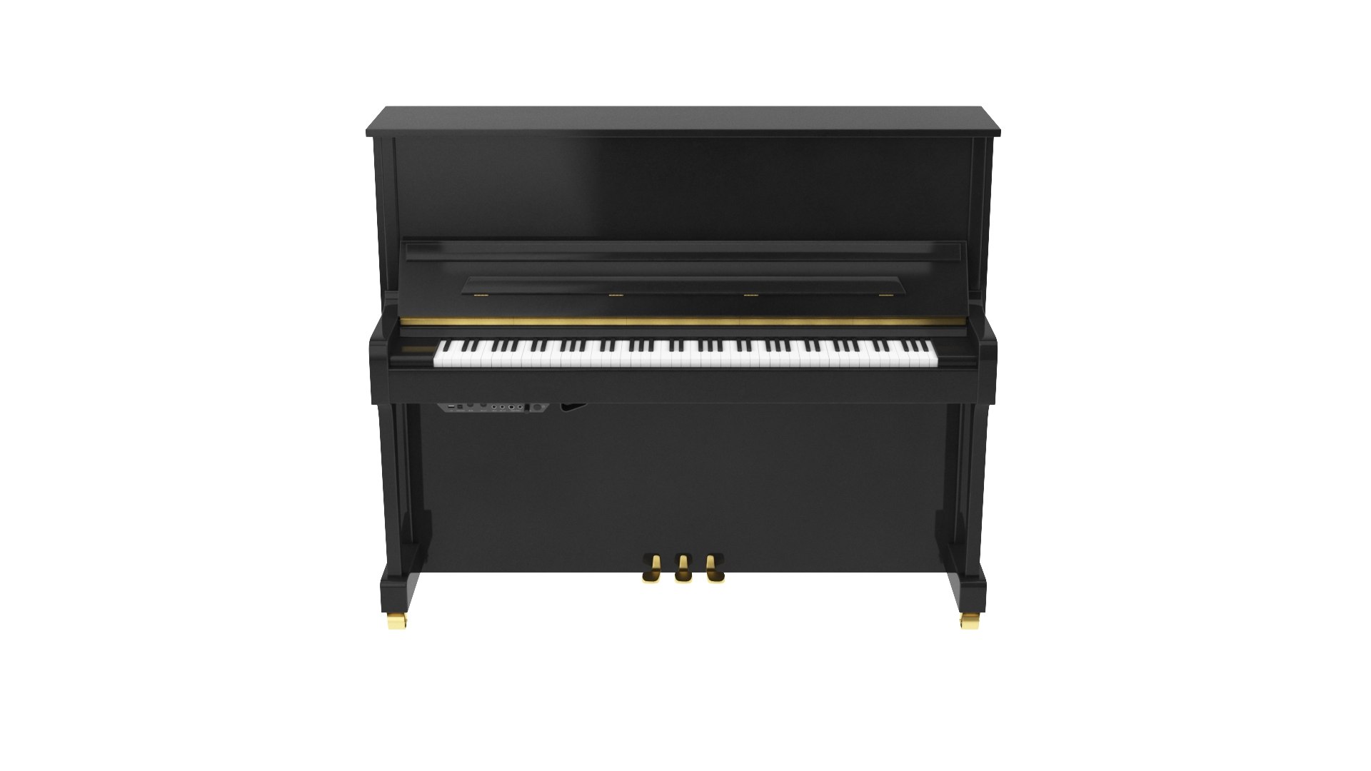 Piano Music Instrument 3D Model - TurboSquid 1643307