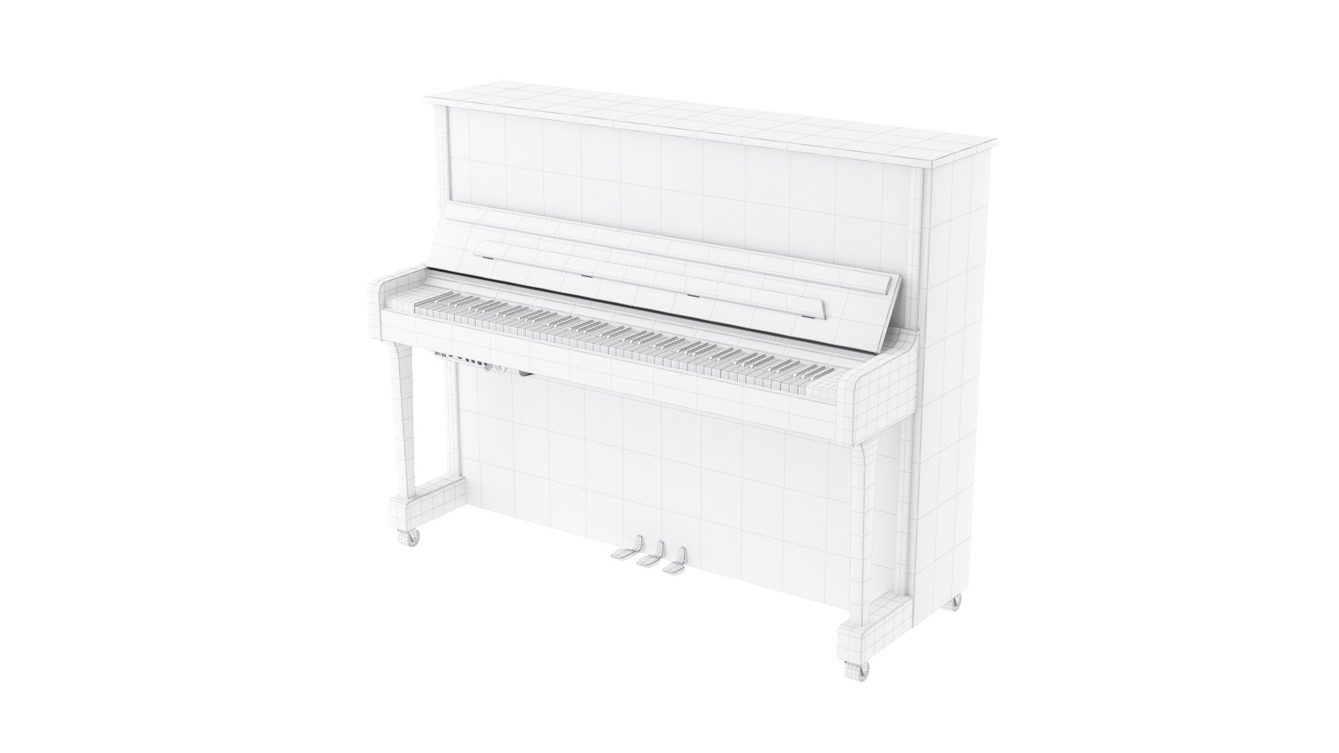 Piano Music Instrument 3D Model - TurboSquid 1643307