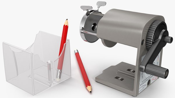 Crank pencil sharpener model - TurboSquid 1687402