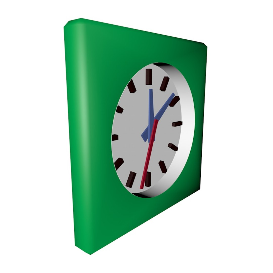 Wall Clock Model - TurboSquid 1450538