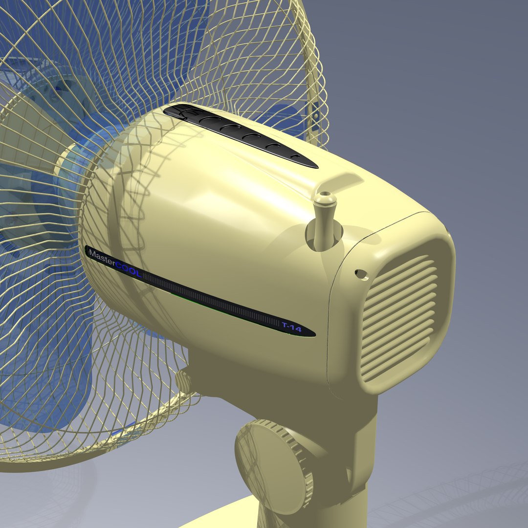 3d oscillating fan model