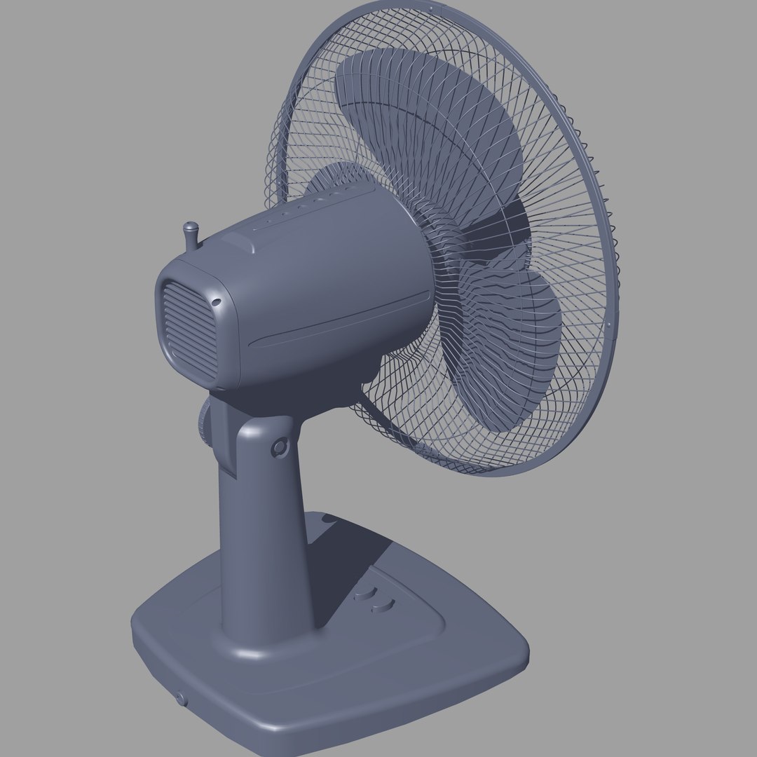 3d oscillating fan model