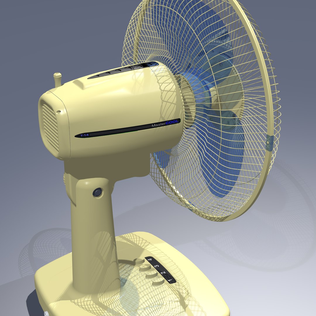 3d oscillating fan model