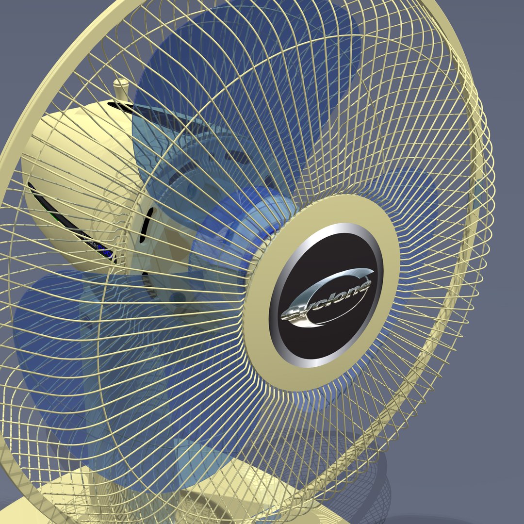 3d oscillating fan model