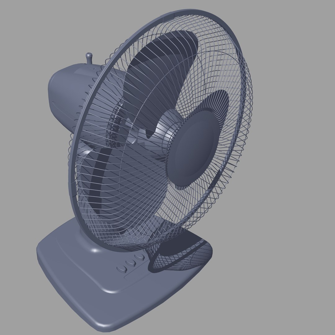 3d oscillating fan model