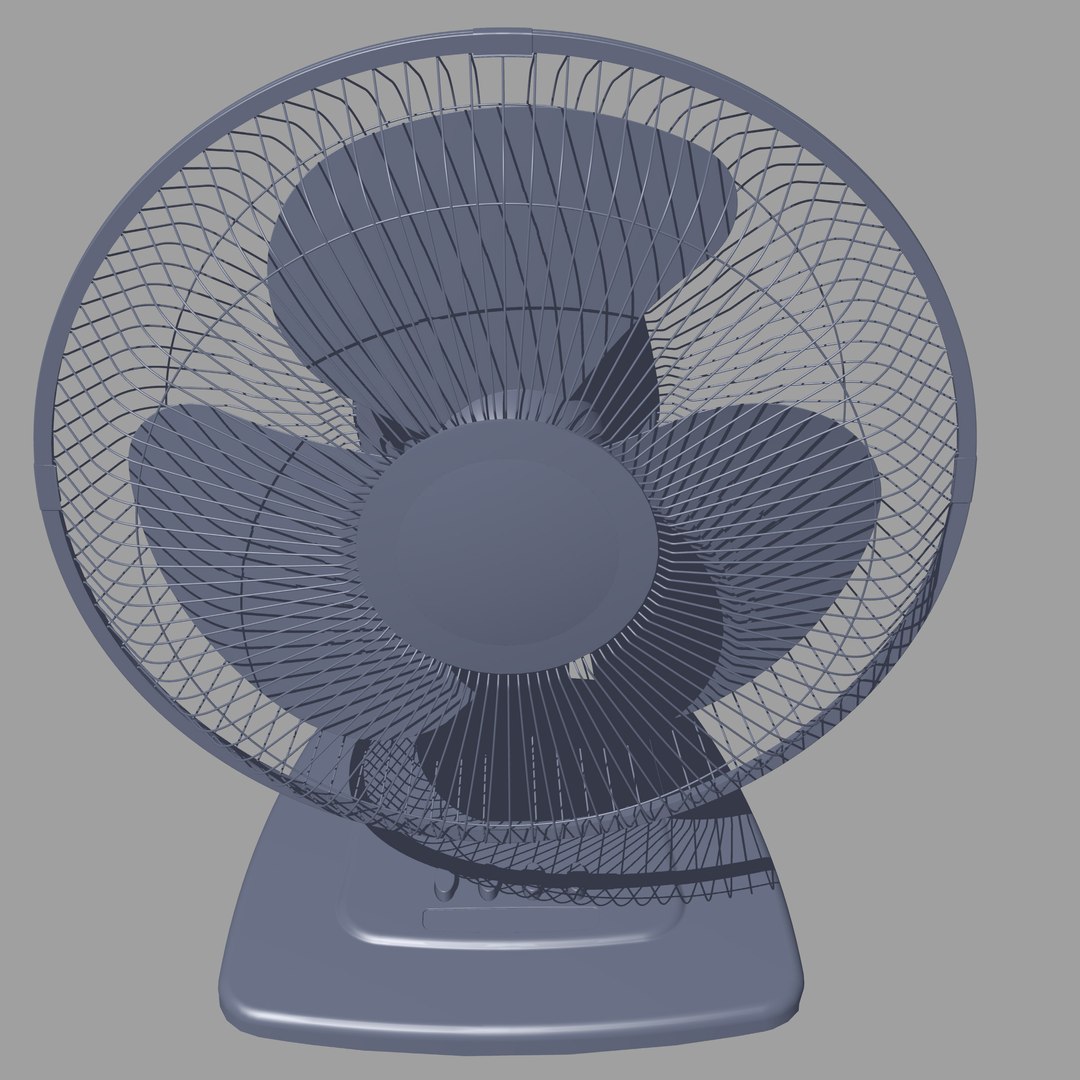 3d oscillating fan model