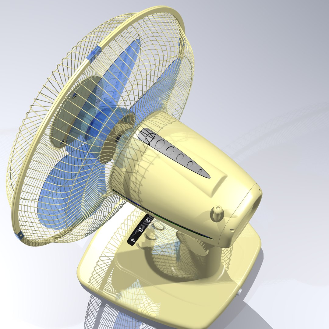 3d oscillating fan model