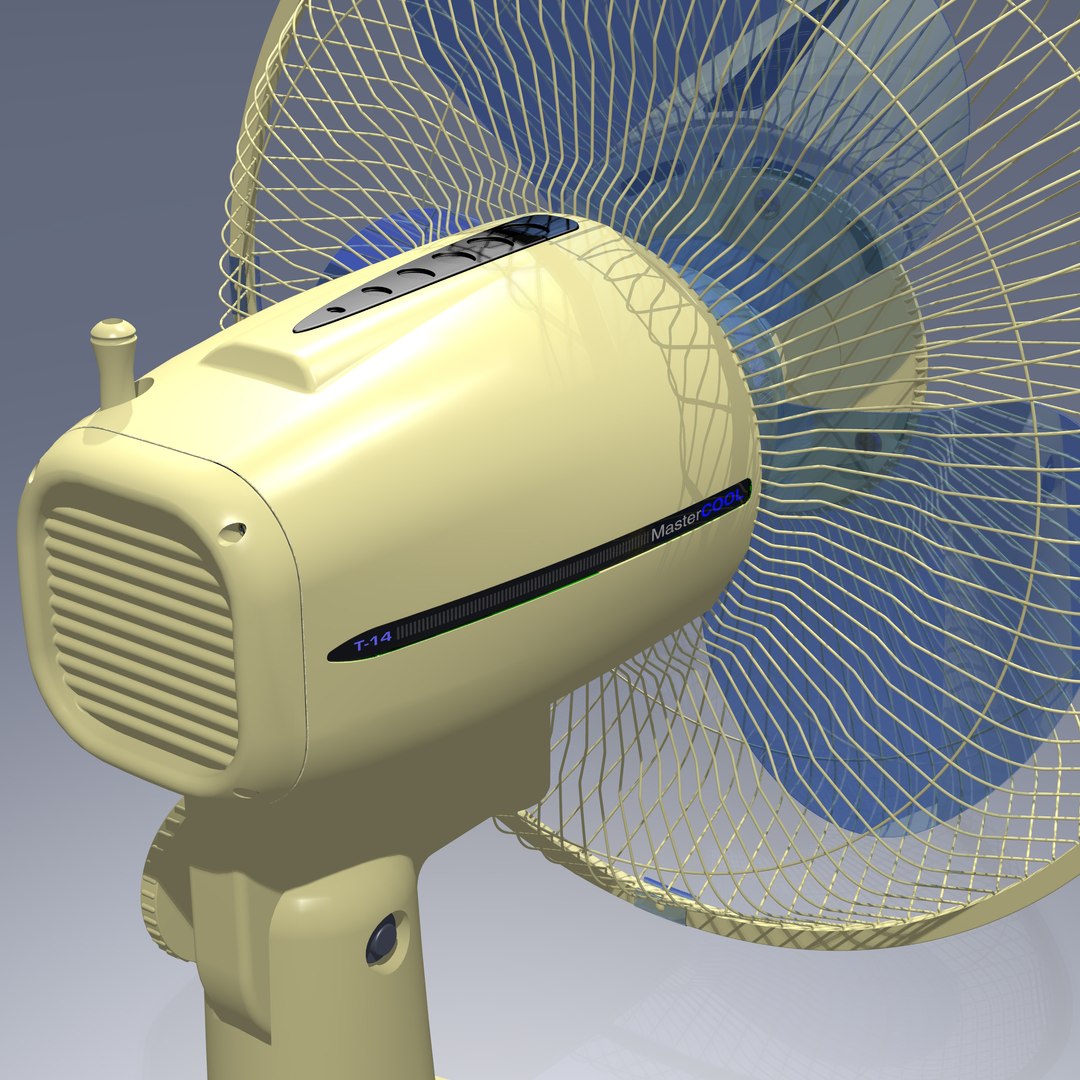 3d oscillating fan model