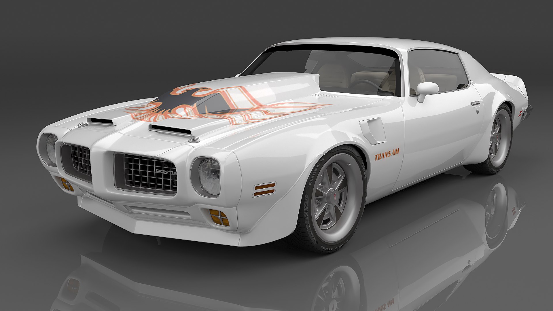 3D 1973 Pontiac Firebird Trans Am - TurboSquid 2188306
