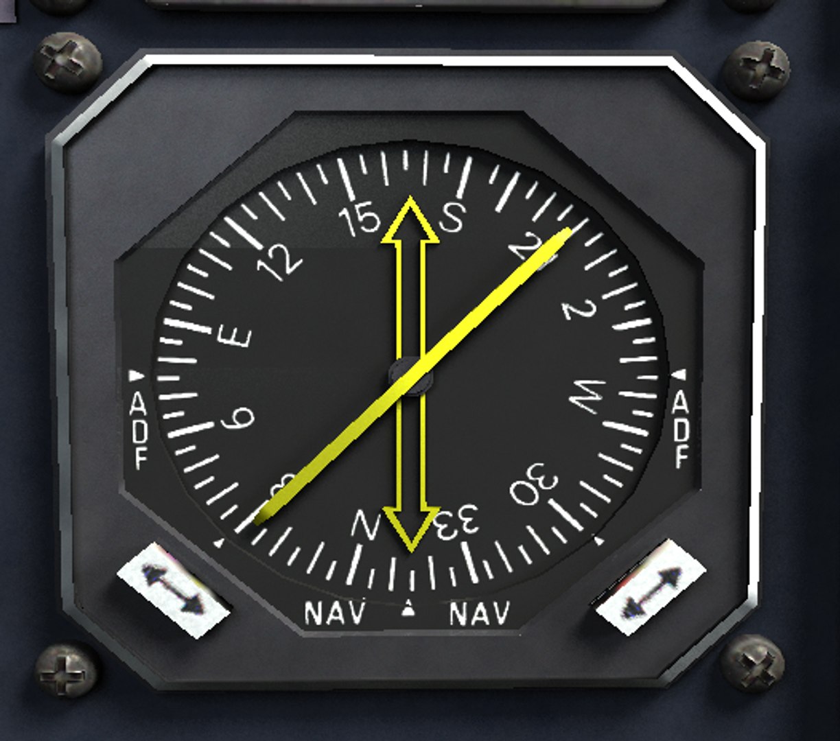 3d radio magnetic indicator