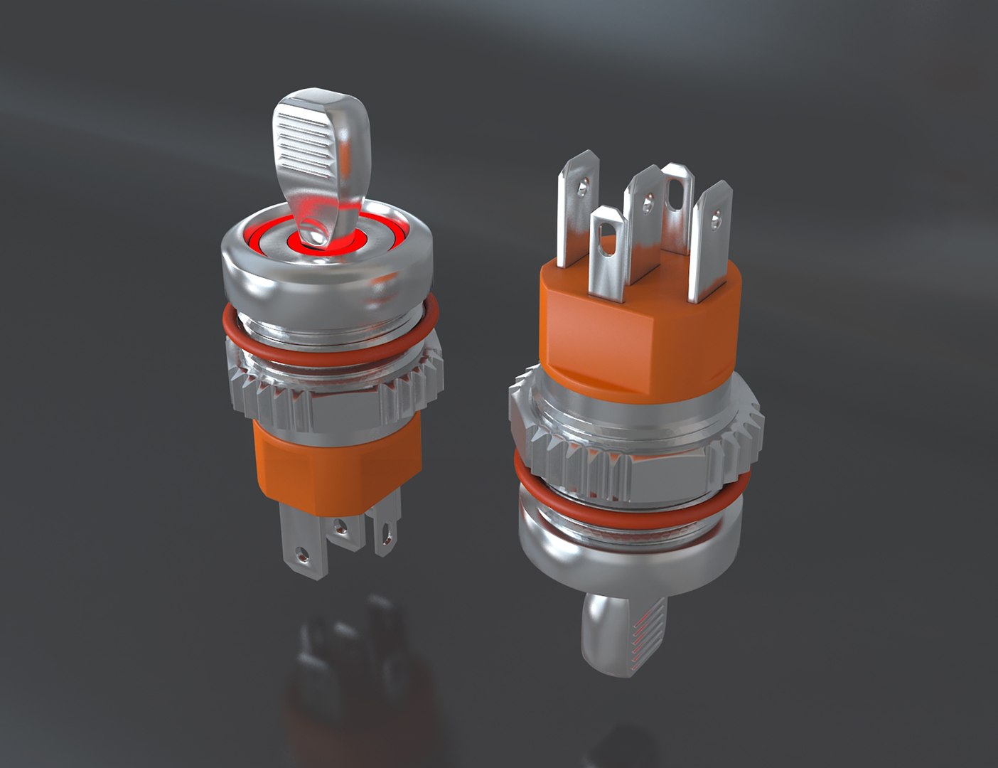 3D Electric Switch LANBOO LB16NZ - TurboSquid 1970004