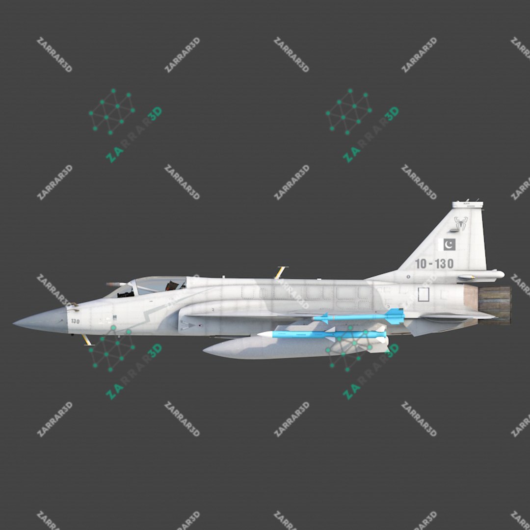 Jf-17 Rigged 3D Model - TurboSquid 1682412