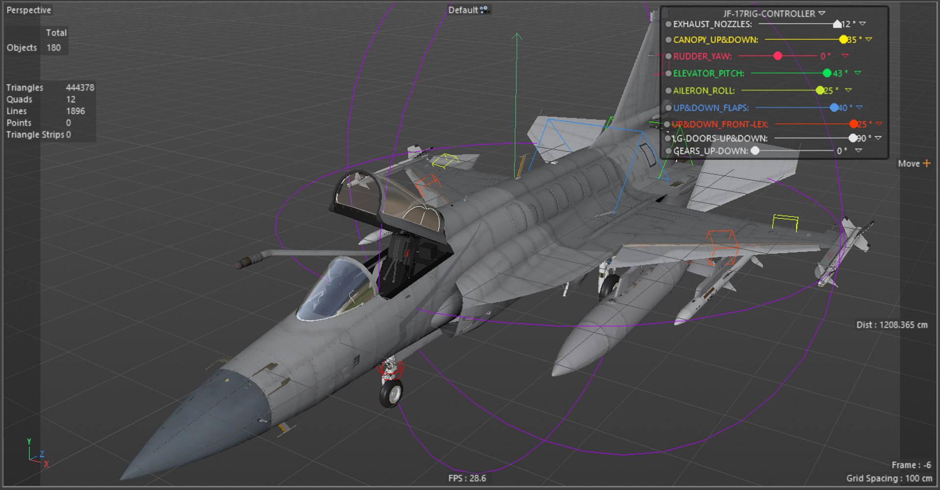 Jf-17 Rigged 3D Model - TurboSquid 1682412