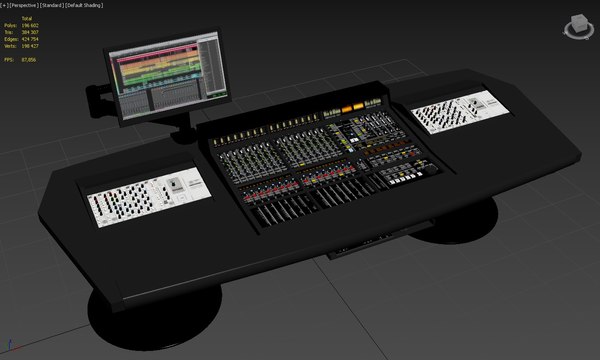 Solid state logic matrix 3D model - TurboSquid 1575625