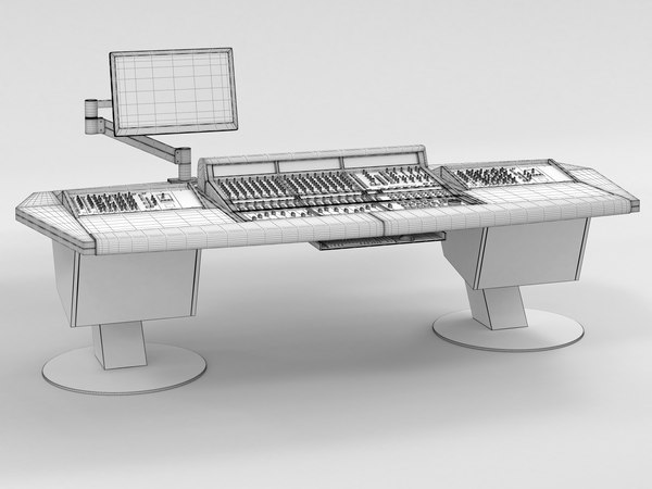 Solid state logic matrix 3D model - TurboSquid 1575625
