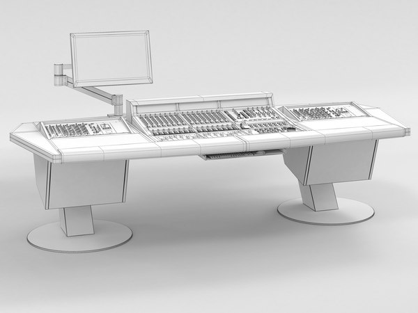 Solid state logic matrix 3D model - TurboSquid 1575625