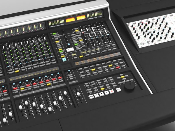 Solid state logic matrix 3D model - TurboSquid 1575625