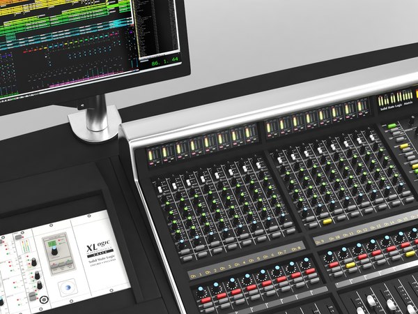 Solid state logic matrix 3D model - TurboSquid 1575625