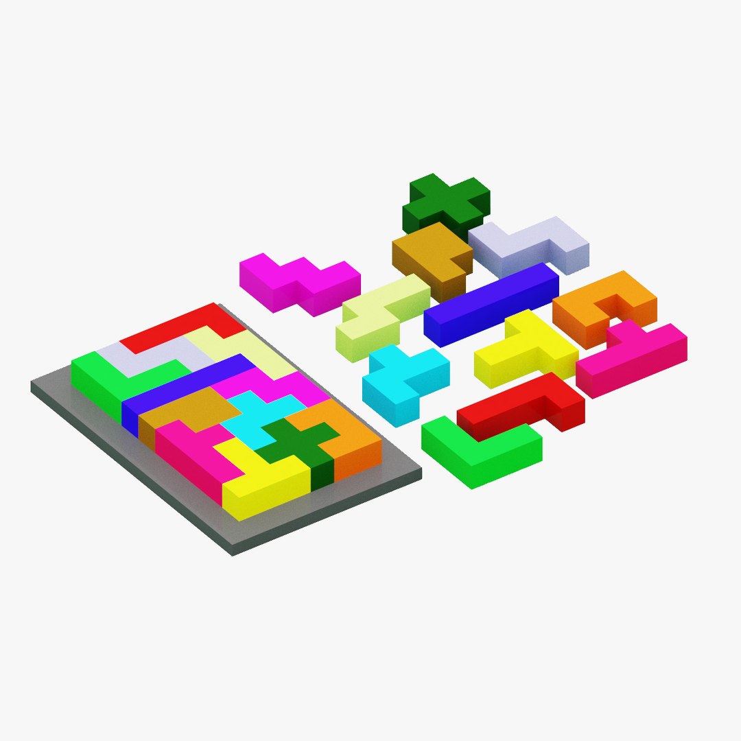 3D Pentomino Puzzle - TurboSquid 1863060