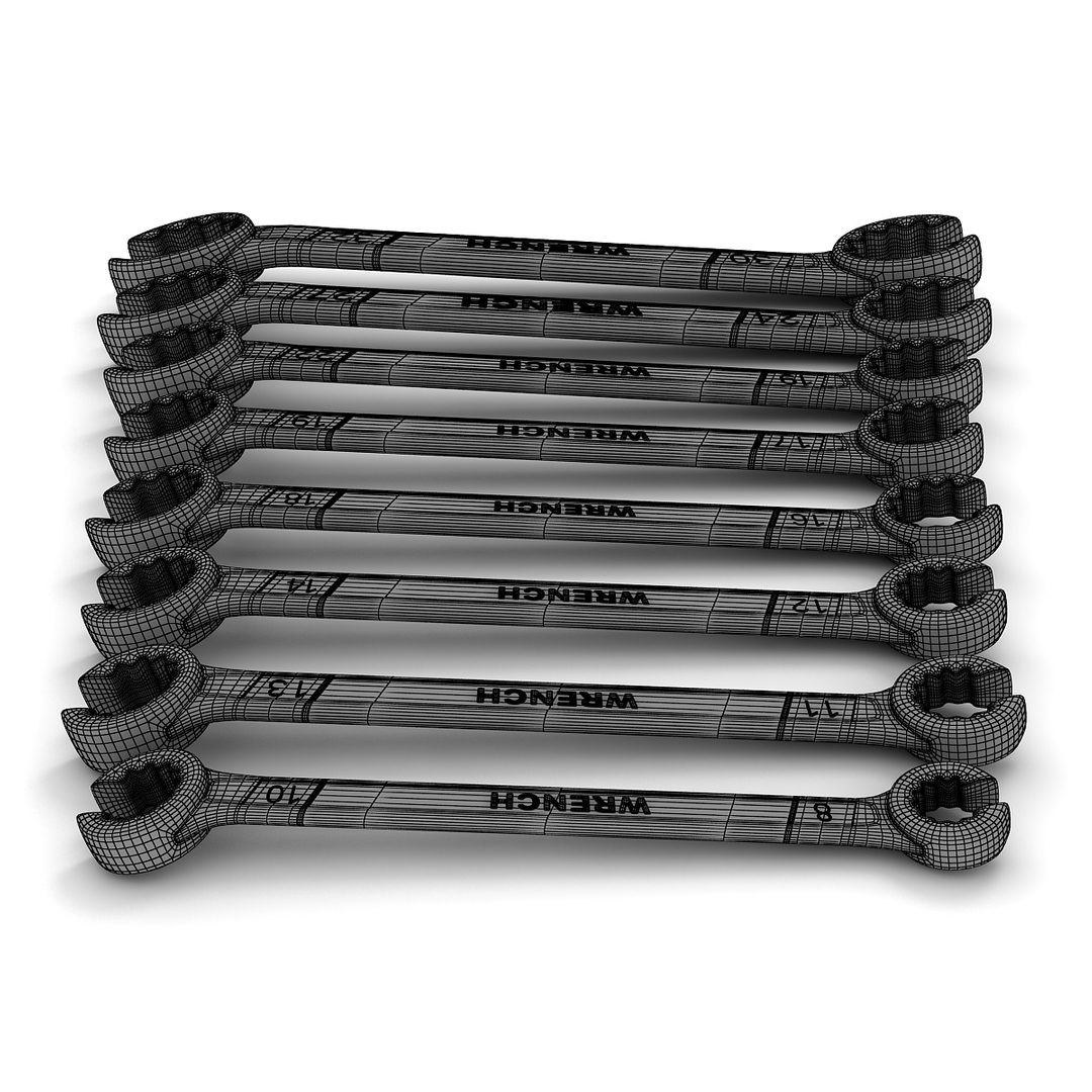 3d Flare Nut Wrenches Model 3d-flare-nut-wrenches-model