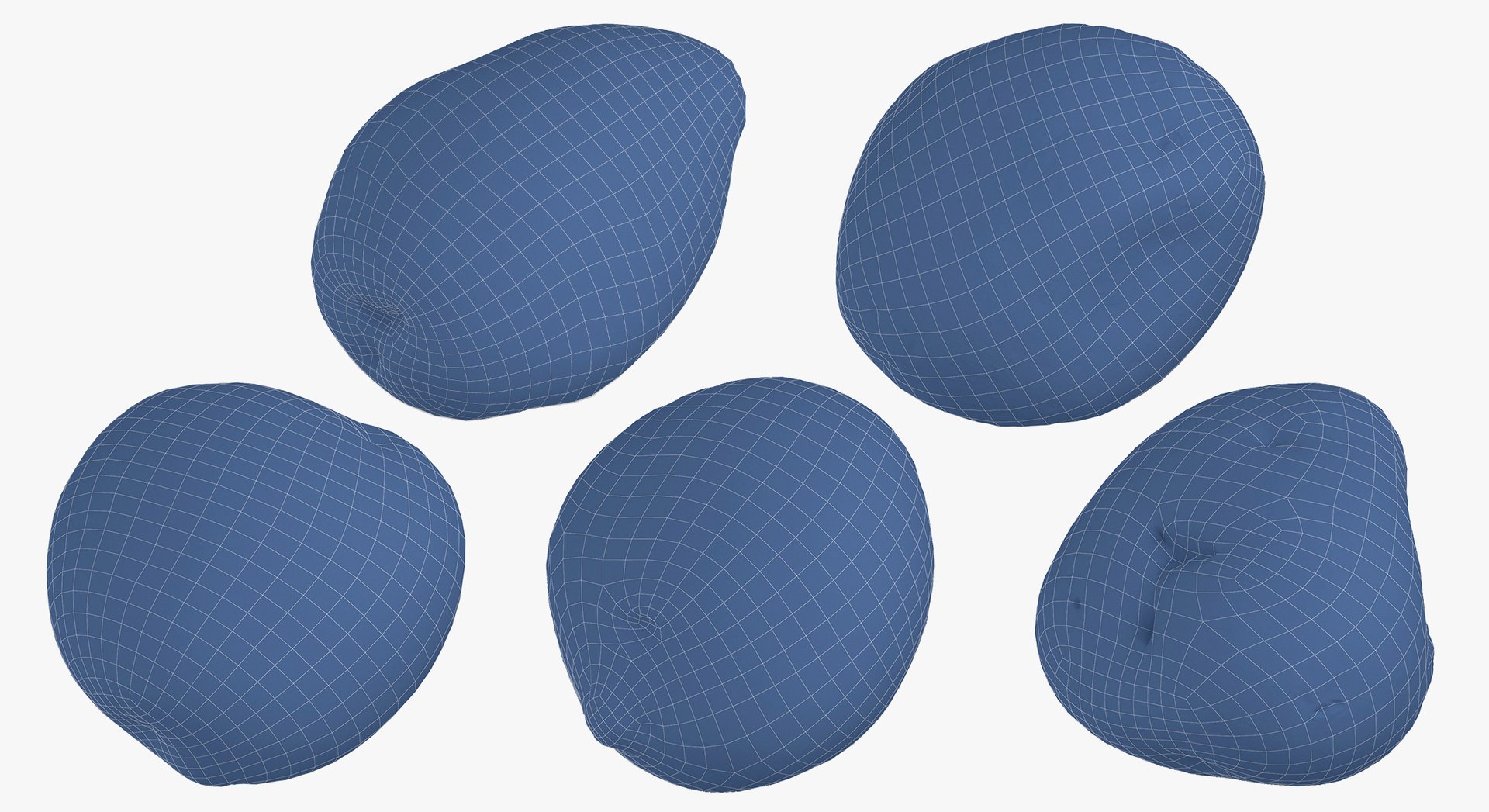 3D Potatoes Game Ready Collection 02 - 15 Models - TurboSquid 1818977