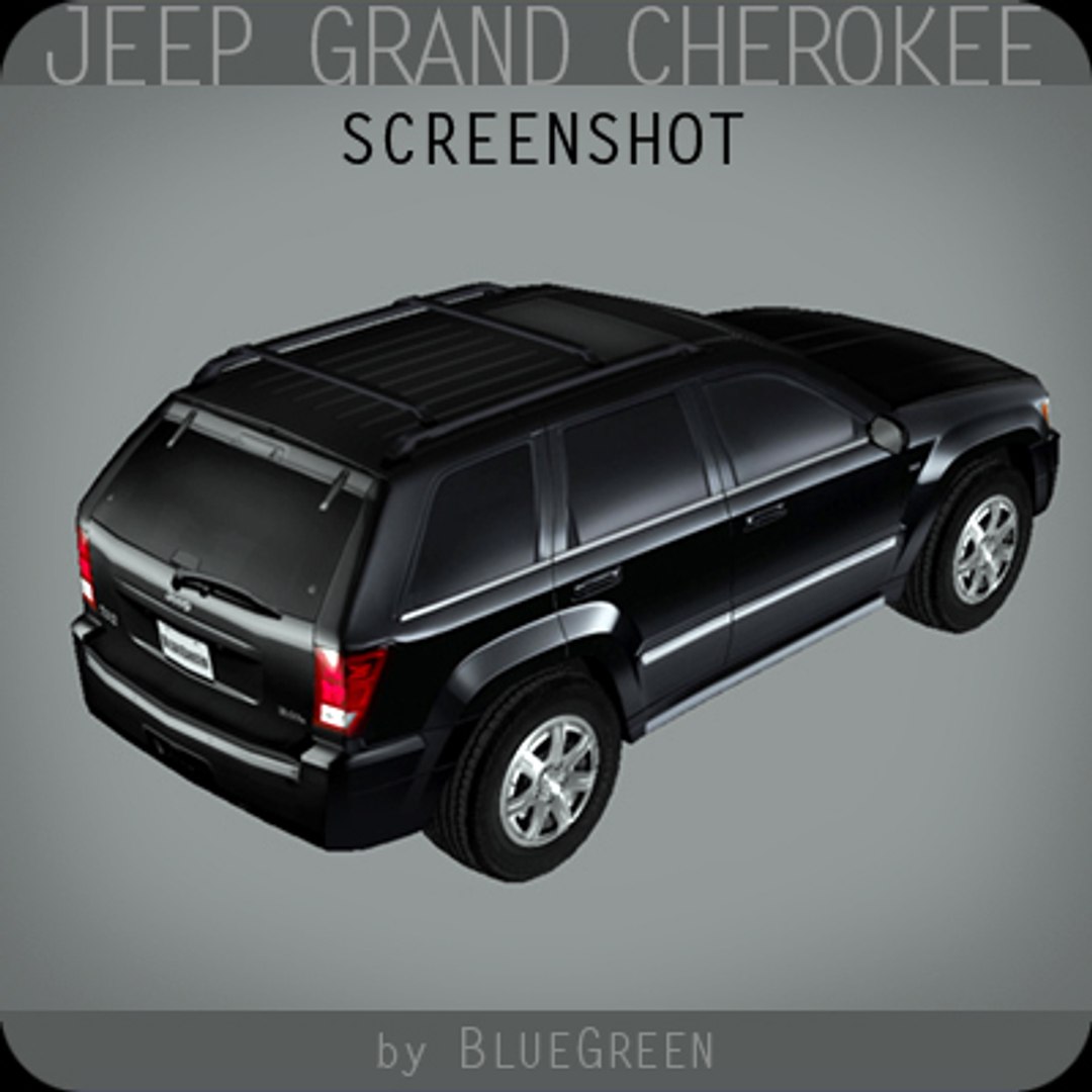 Realtime Jeep Grand Cherokee 3d Model