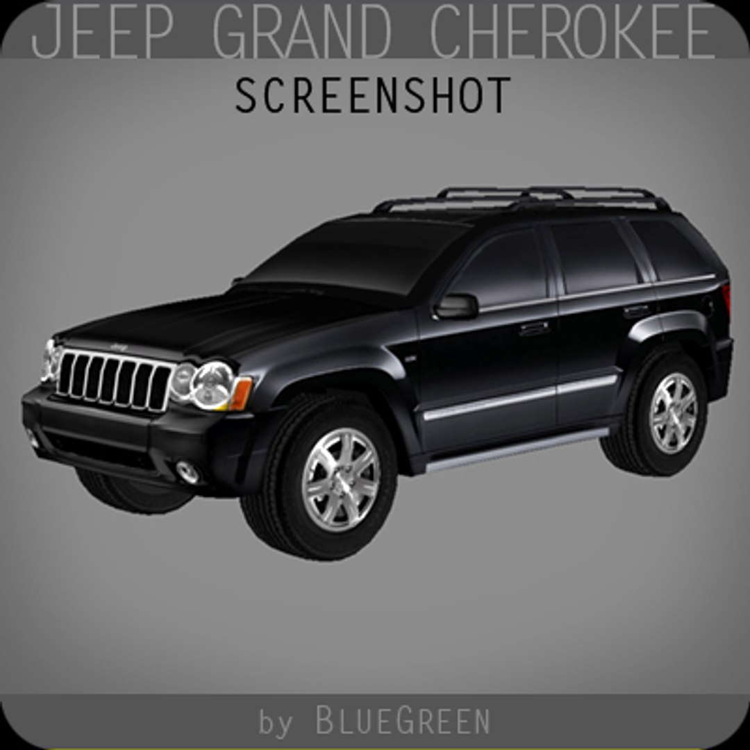 Realtime Jeep Grand Cherokee 3d Model