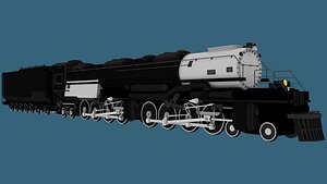 3d model soviet train em locomotive