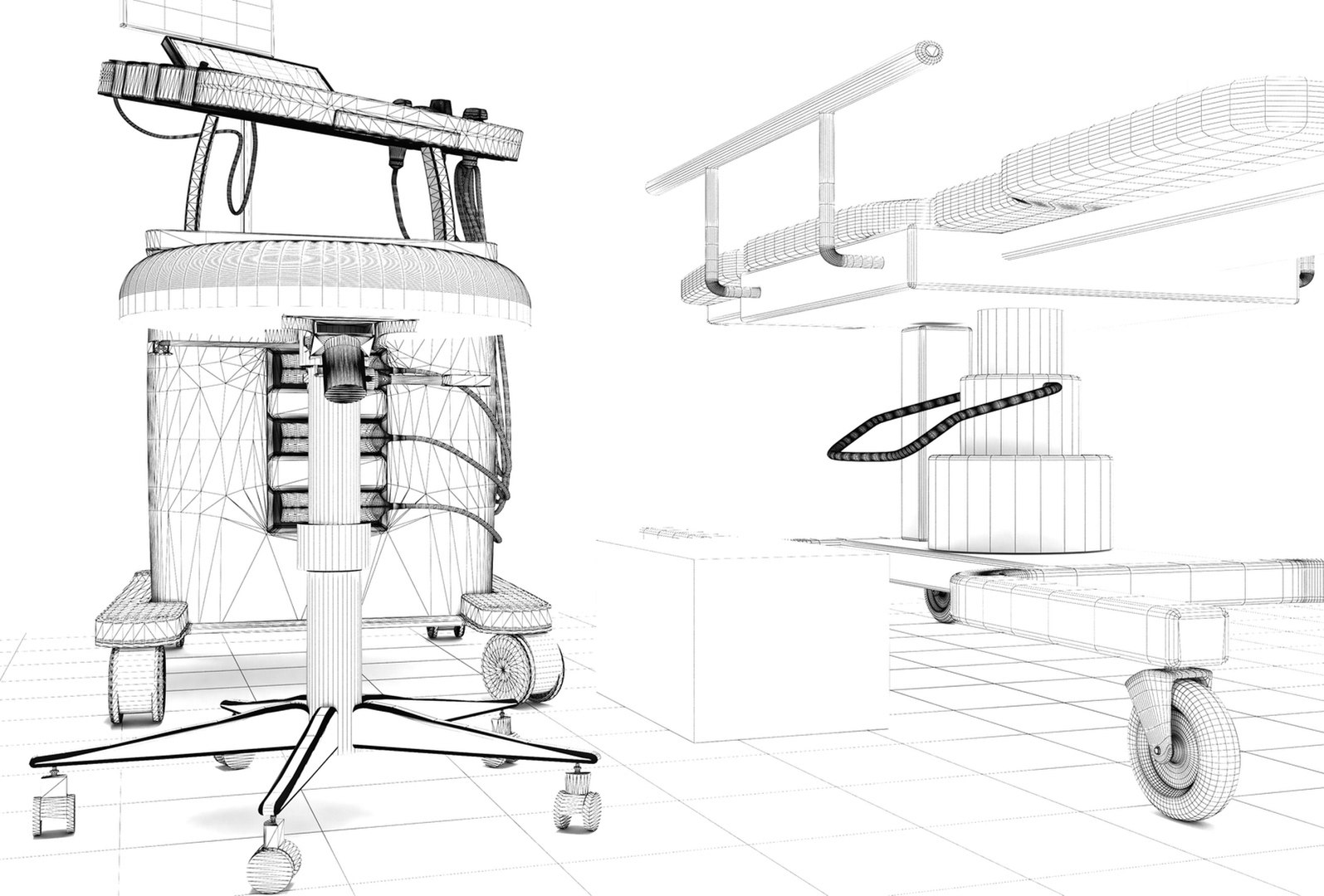 Ultrasound Room 2 - 4K Model - TurboSquid 2231250