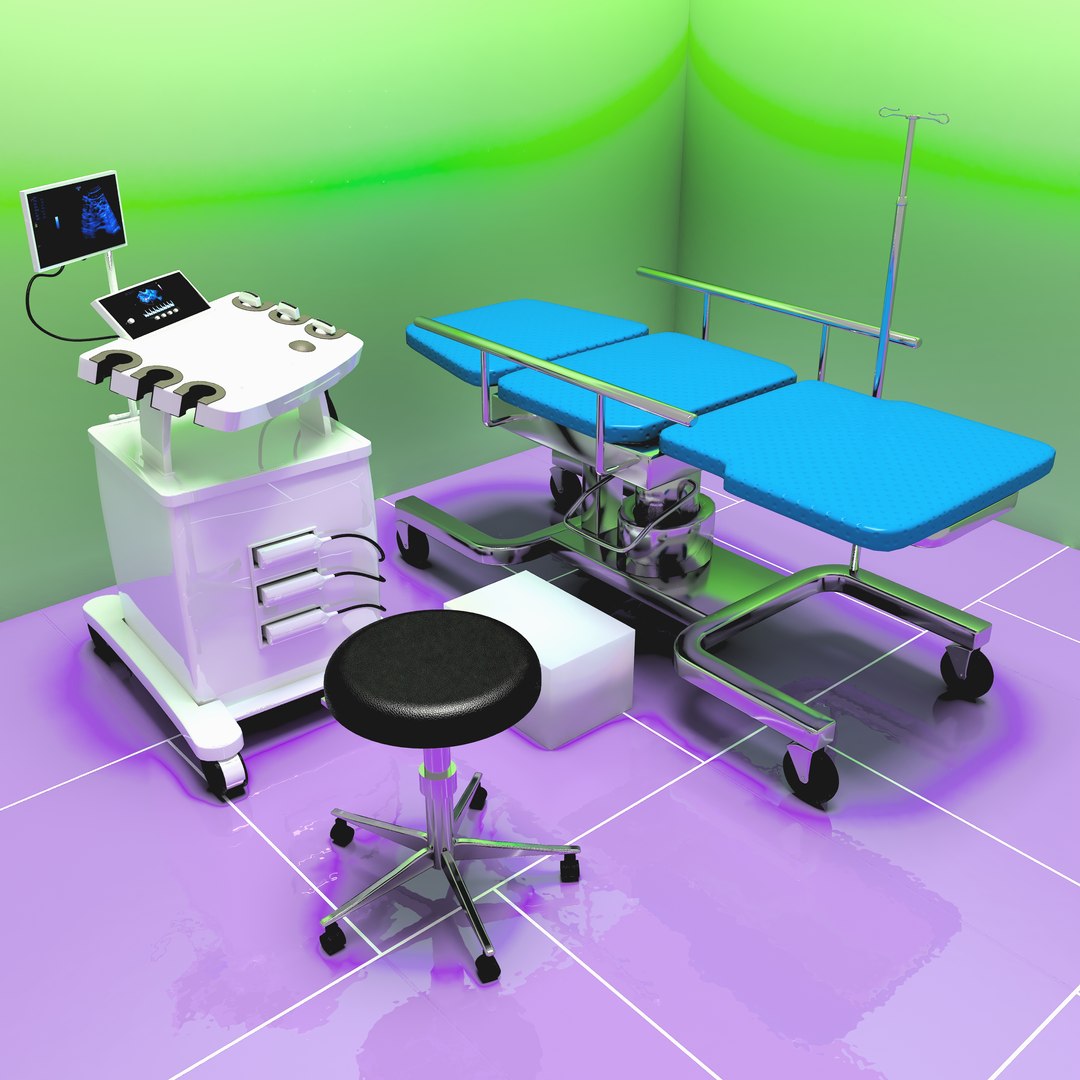 Ultrasound Room 2 - 4K Model - TurboSquid 2231250