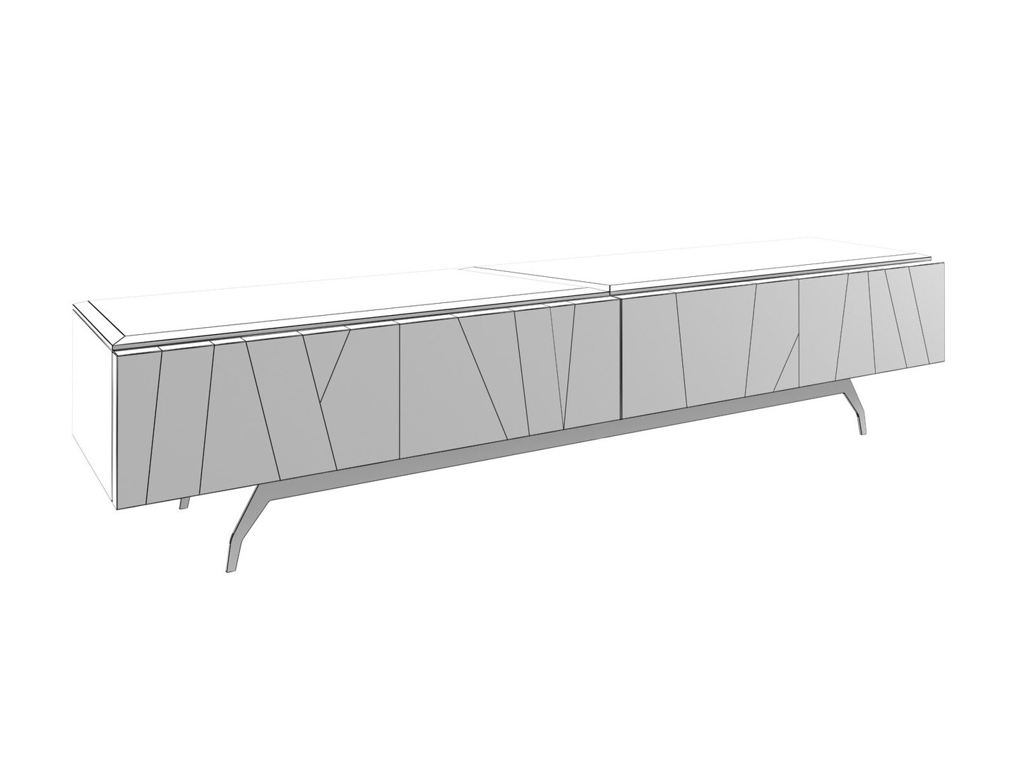 Allen Tv Stand 3D Model - TurboSquid 1308698