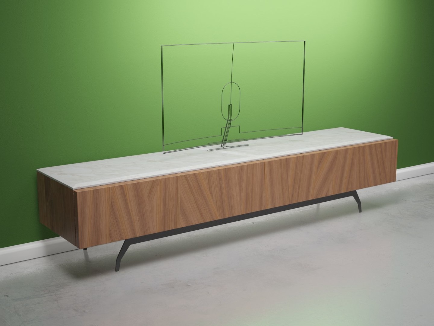Allen Tv Stand 3D Model - TurboSquid 1308698