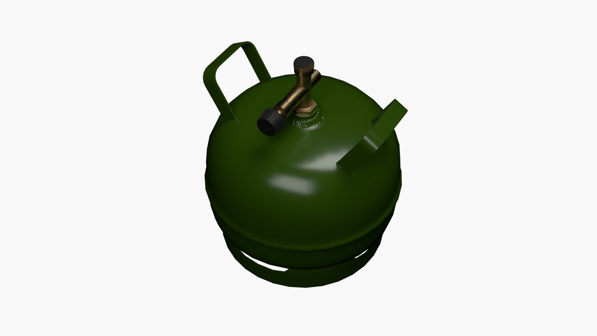 3D Green Gas Tank 2kg New-Rusty - TurboSquid 2168157