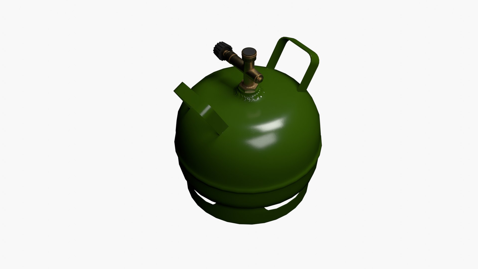 3D Green Gas Tank 2kg New-Rusty - TurboSquid 2168157