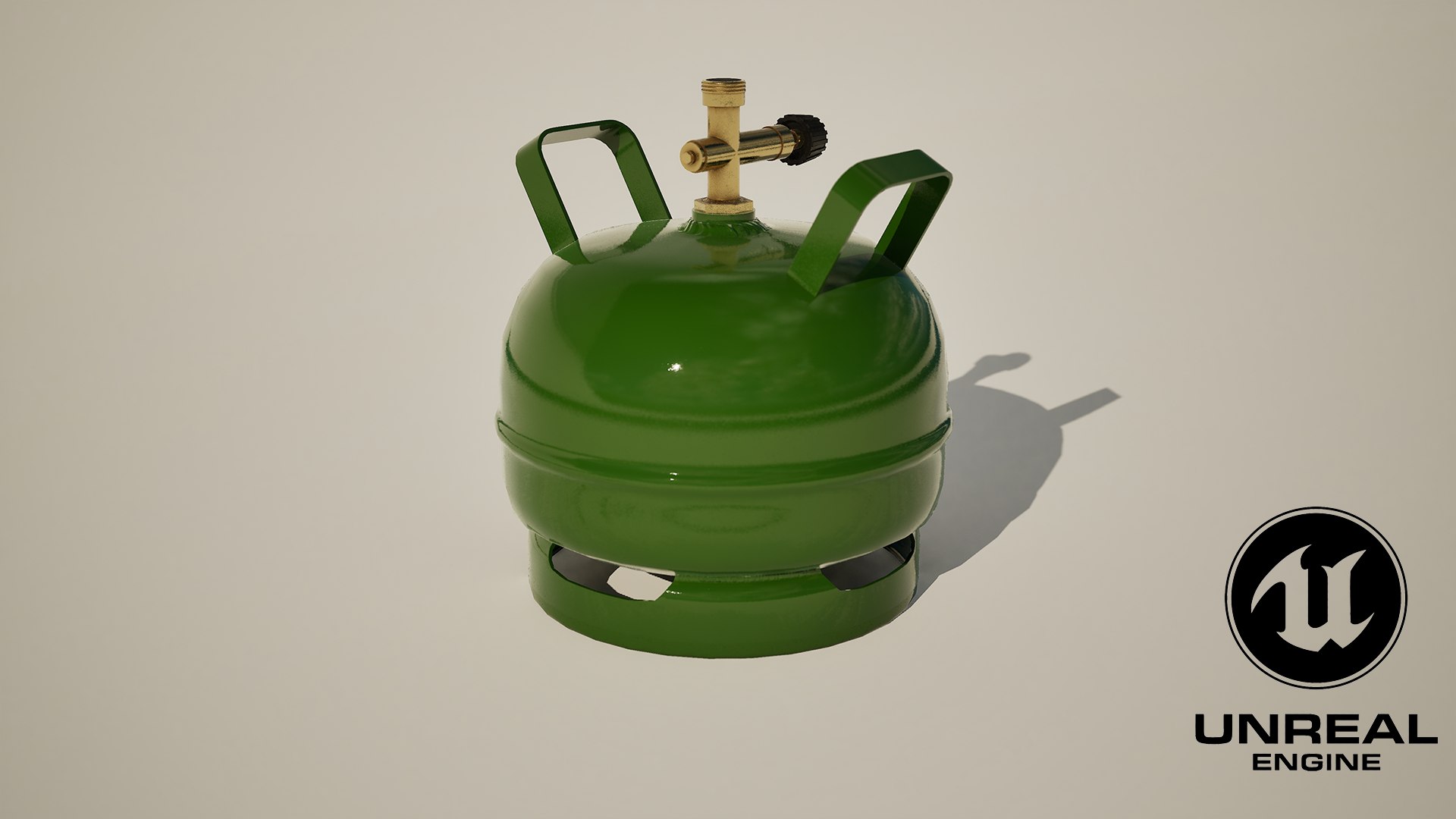 3D Green Gas Tank 2kg New-Rusty - TurboSquid 2168157
