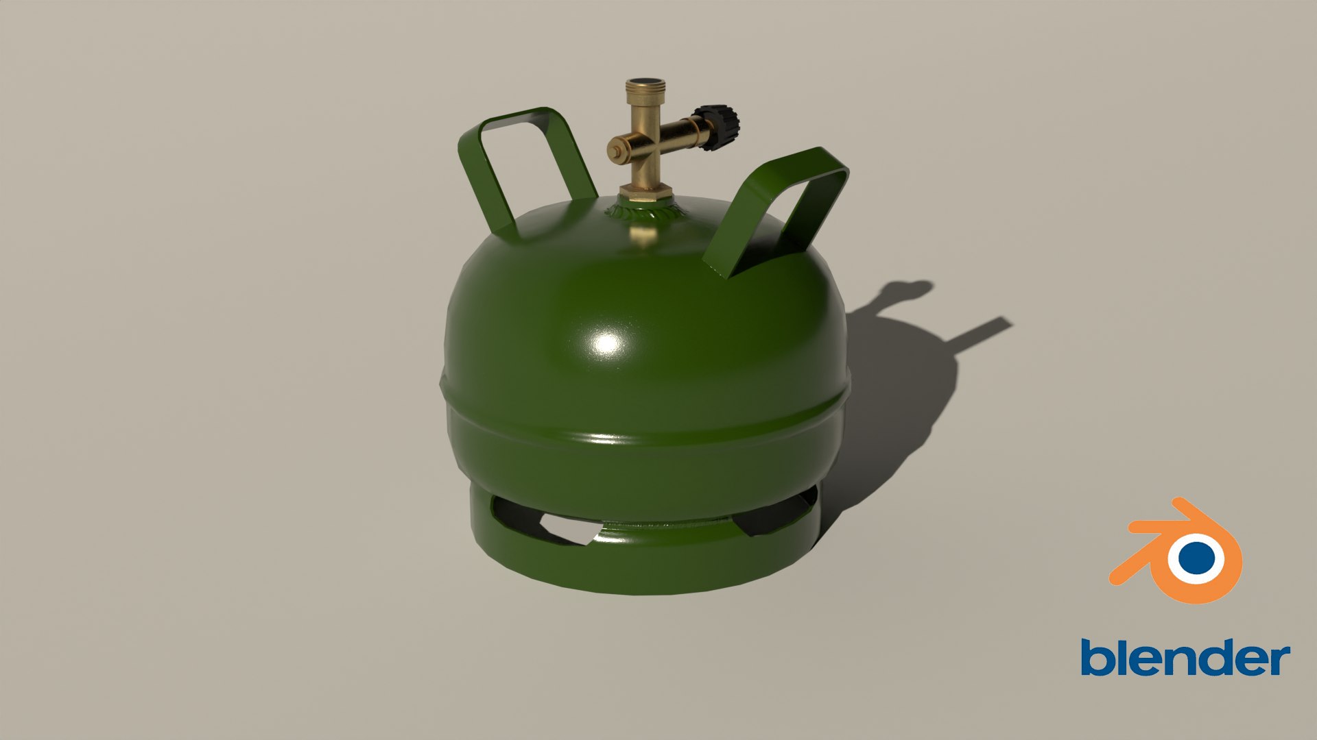 3D Green Gas Tank 2kg New-Rusty - TurboSquid 2168157